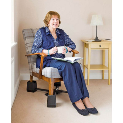 Adjustable Chair Raiser Kit with Height Inserts for Enhanced Comfort ...