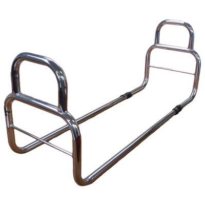 Adjustable Chrome Under Mattress Transfer Aid Handle for Easy Mobility