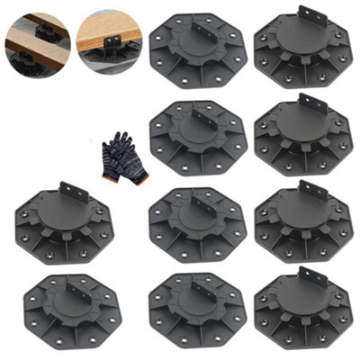 Adjustable Decking Pedestal-Riser 18mm-30mm Pack of 10 UK
