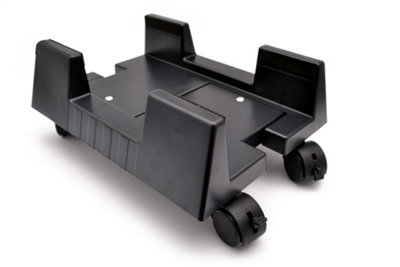 Adjustable Desktop Computer Stand - Colour Black | DIY at B&Q