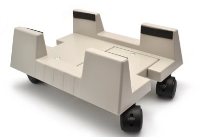 Adjustable Desktop Computer Stand - Colour Grey | DIY at B&Q