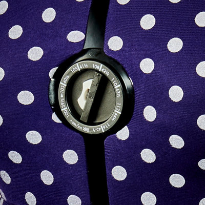 Adjustable Dressmakers Dummy UK 16-20 Purple Polka Dot