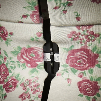 Adjustable Dressmakers Dummy - Wooden Stand Medium 16-20 Rosebuds