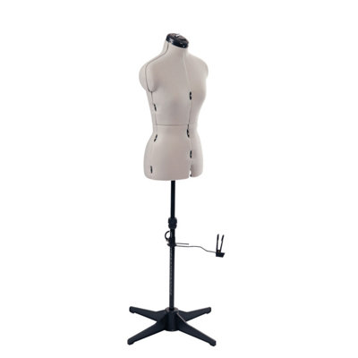 Adjustable Dressmaking Dummy - Grey - UK 10-18 Sew Stylish SW150-GREY