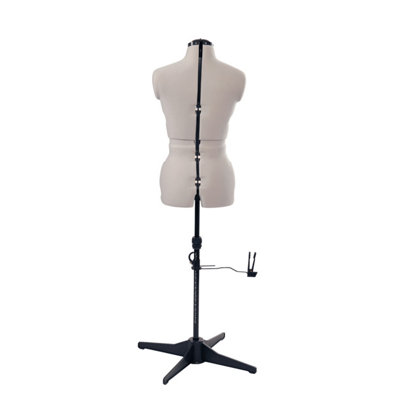 Adjustable Dressmaking Dummy - Grey - UK 10-18 Sew Stylish SW150-GREY