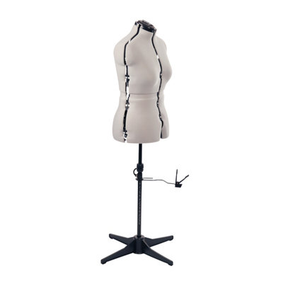 Adjustable Dressmaking Dummy - Grey - UK 16-22 Sew Stylish SW151-GREY