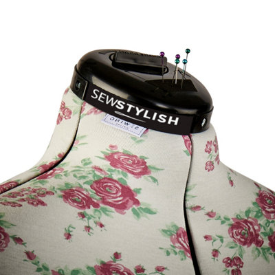 Adjustable Dressmaking Dummy UK 10-16, Vintage Floral Design - Sewing ...