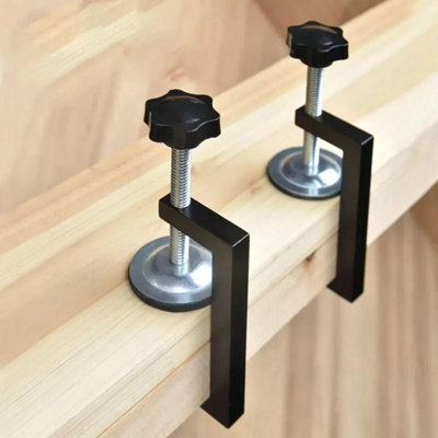 Adjustable G Clamps for Woodwork Carpentry Mini Screw Table C Clamps (2)