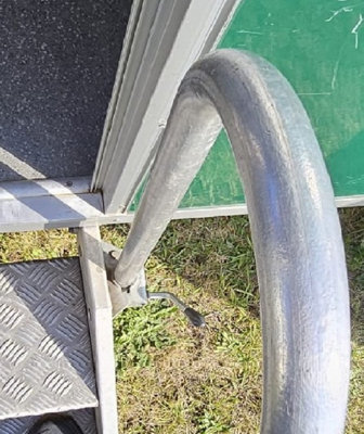 Adjustable Handrail Clamp Fitting 42MM (Zinc Plated Railing Support ...