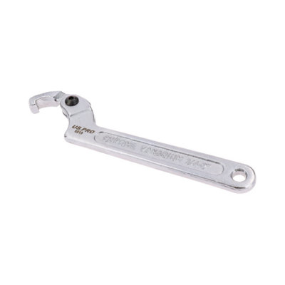 Adjustable Hook Wrench C Spanner 19mm - 50mm For Slotted Retaining Rings