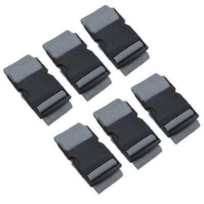 ADJUSTABLE LUGGAGE SUITCASE STRAP TRAVEL BAGGAGE BELT EXTRA STRONG 1.8M 6PC