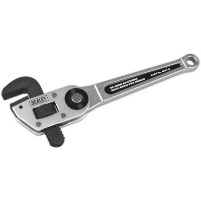 Adjustable Multi-Angle Pipe Wrench - 9mm to 38mm Capacity - Hardened ...