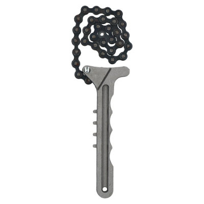 Adjustable Oil Filter Chain Wrench Remover Installer Filters Up To ...