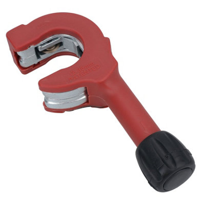 ADJUSTABLE RATCHET ACTION COPPER INOX TUBE PIPE CUTTER ONE HANDED 12 - 35MM