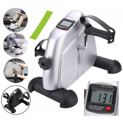 Adjustable Resistance Mini Pedal Exerciser for Arm & Leg Workout