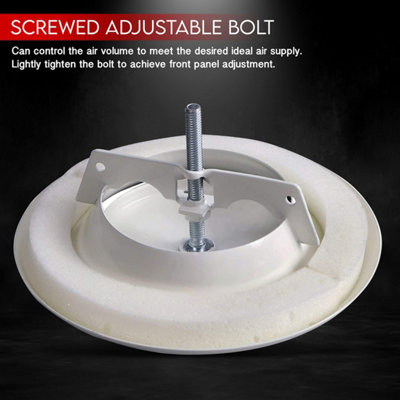 Adjustable Round Ventilation Diffuser Extract Air Valve Circular ...