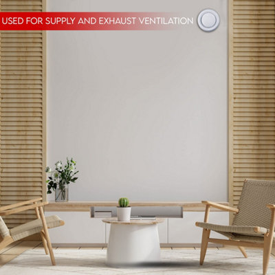 Adjustable Round Ventilation Diffuser Extract Air Valve Circular ...