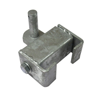 Adjustable RSJ Gate Hanger with 19MM Pin (Suits 4" - 7" Girder Galvanised)