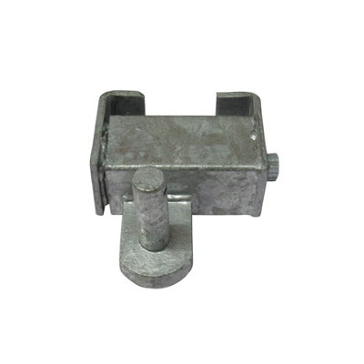 Adjustable RSJ Gate Hanger with 19MM Pin (Suits 4" - 7" Girder Galvanised)