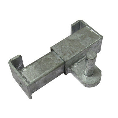 Adjustable RSJ Gate Hanger with 19MM Pin (Suits 4" - 7" Girder Galvanised)