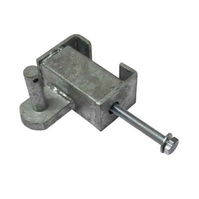 Adjustable RSJ Gate Hanger with 19MM Pin (Suits 4" - 7" Girder Galvanised)