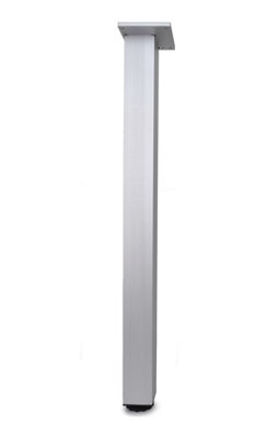 Adjustable Square Alu Breakfast Bar Worktop Support Table Leg 710mm Pack of 1