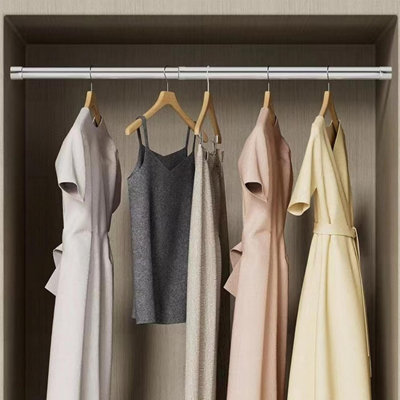 Adjustable Stainless Steel Wardrobe Clothes Rail 56-100cm
