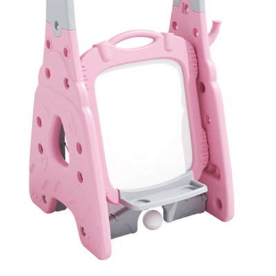 Adjustable Toddler Basketball Stand Set with Drawing Board with Story ...