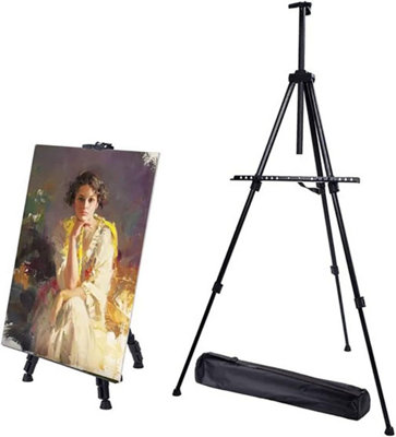 Adjustable Tripod Artist Easel Stand Lightweight Aluminum, Foldable ...