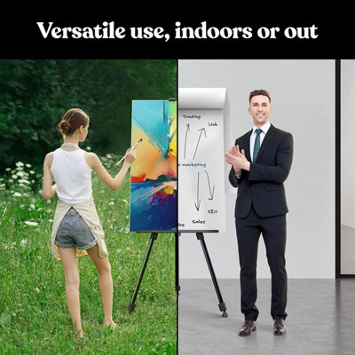 Adjustable Tripod Artist Easel Stand Lightweight Aluminum, Foldable ...