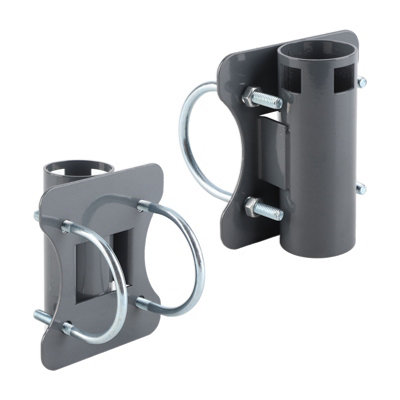 Adjustable U-Shaped Stainless Steel Aerial Mast Pipe Bracket for 30mm ...