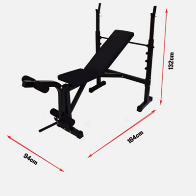 Adjustable Weight Bench Home Gym Workout Heavy Duty Weights Bench