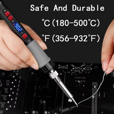 Adjustable Wire 90W Soldering Iron Kit Electronics Welding Irons Solder ...