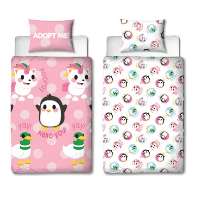 Adopt Me Single Rotary Duvet Cover and Pillowcase Set