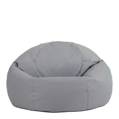 Adult Classic Beanbag Outdoor Waterproof Bean bags Ready Filled - Grey