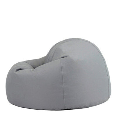 Adult Classic Beanbag Outdoor Waterproof Bean bags Ready Filled - Grey