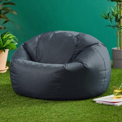 Adult Classic Beanbag Outdoor Waterproof Bean bags Ready Filled - Slate ...