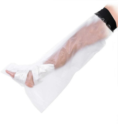 Adult Full Leg Plaster Cast or Dressing Protector - For Use In The ...