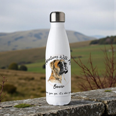 Adventures with my Boxer Metal Water Bottle - Double Walled 500ml Hot ...
