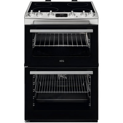 AEG CCX6540ACM - Stainless Steel Ceramic Electric Cooker with Double ...