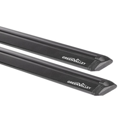 Aerodynamic Roof Rack Wing Bars in Black, Fits Kia Sportage 2010 to ...