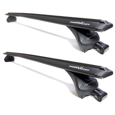Aerodynamic Roof Rack Wing Bars in Black, Fits MG EHS / HS 2018 ...