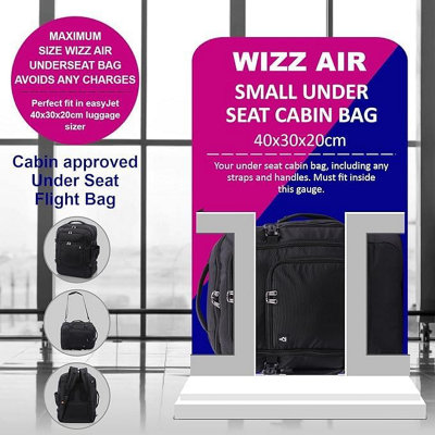 Aerolite 40x30x20 Wizz Air Maximum Size Backpack Eco-Friendly Cabin ...