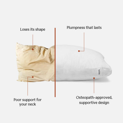 Aeyla The Dual Pillow Unique Pillow in Pillow Design for Neck Support