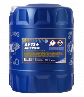 AF12+ LONGLIFE Red AntiFreeze 20L Summer - Winter Coolant Concentrate ...