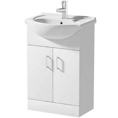 Affine 1050mm Toilet & Vanity Unit Ceramic Basin Sink Combined Bathroom ...