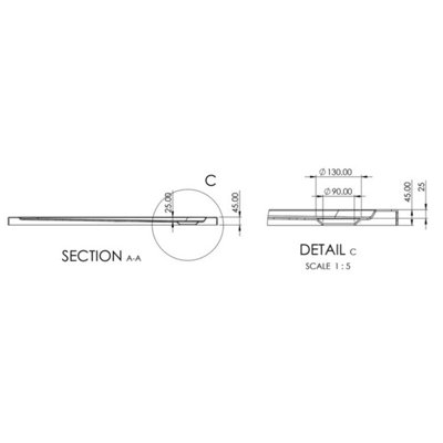 Affine 1200 x 760mm Sliding Shower Door Enclosure 8mm Glass Panel ...