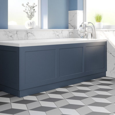 Affine 1700/700mm Bath Panel Pack Front Side End Traditional Bathroom ...