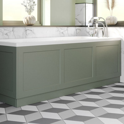 Affine 1700/750mm Bath Panel Pack Front Side End Traditional Bathroom ...