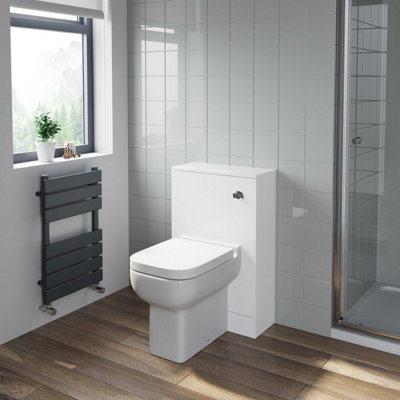 Affine Back To Wall BTW Toilet Pan Concealed Cistern Unit 500mm Square ...